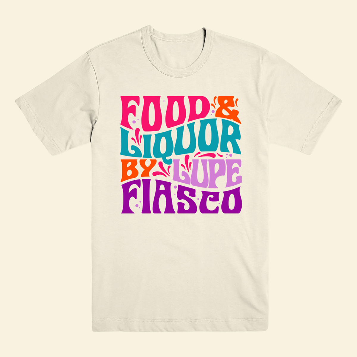 Lupe Fiascos Food And Liquor 60s Cream Tee